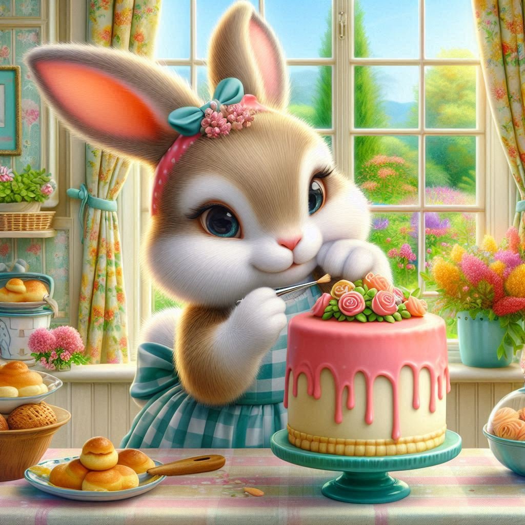 Solve Decorating a cake jigsaw puzzle online with 64 pieces