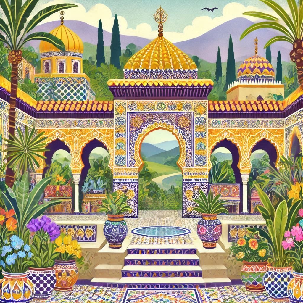 Solve Moroccan Home jigsaw puzzle online with 81 pieces