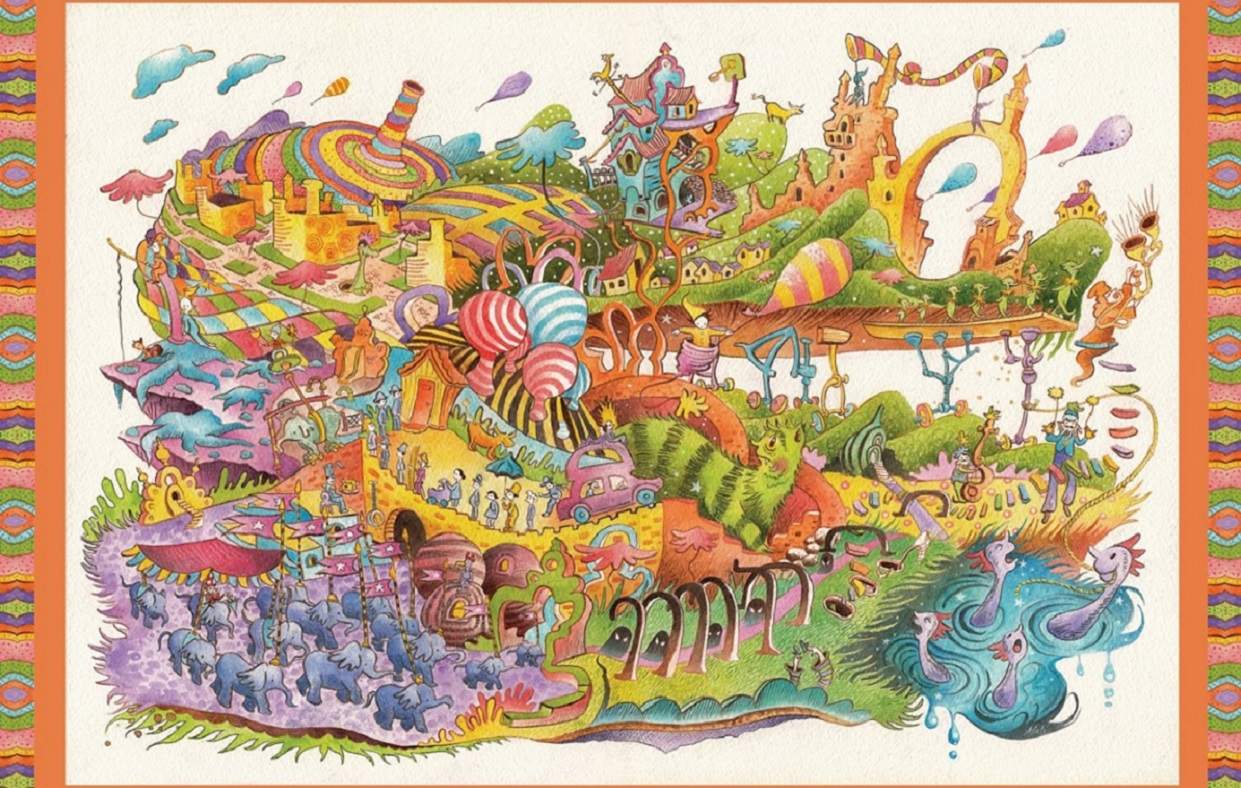 Solve Look at This, Look at That jigsaw puzzle online with 126 pieces