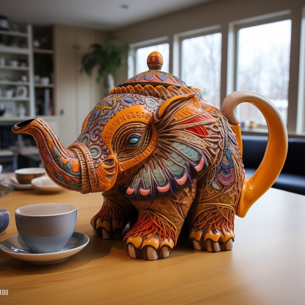 Jigsaw Puzzle | Elephant teapot | 100 pieces | Jigidi