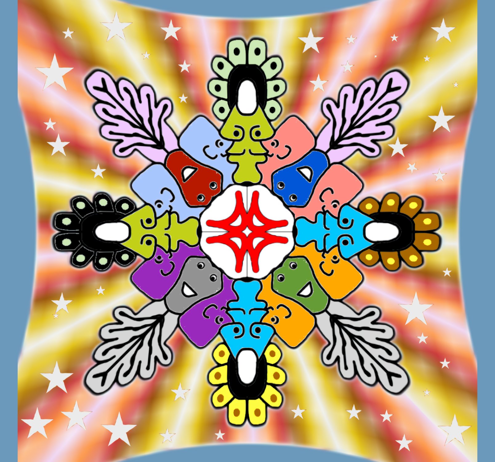 Solve faces jigsaw puzzle online with 342 pieces