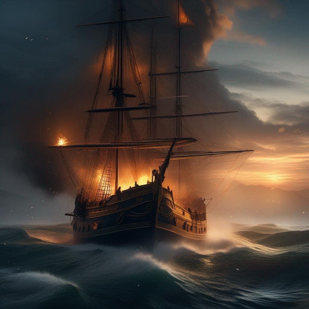 Solve Phantom Ship, Chaleur Bay, Quebec jigsaw puzzle online with 306 ...