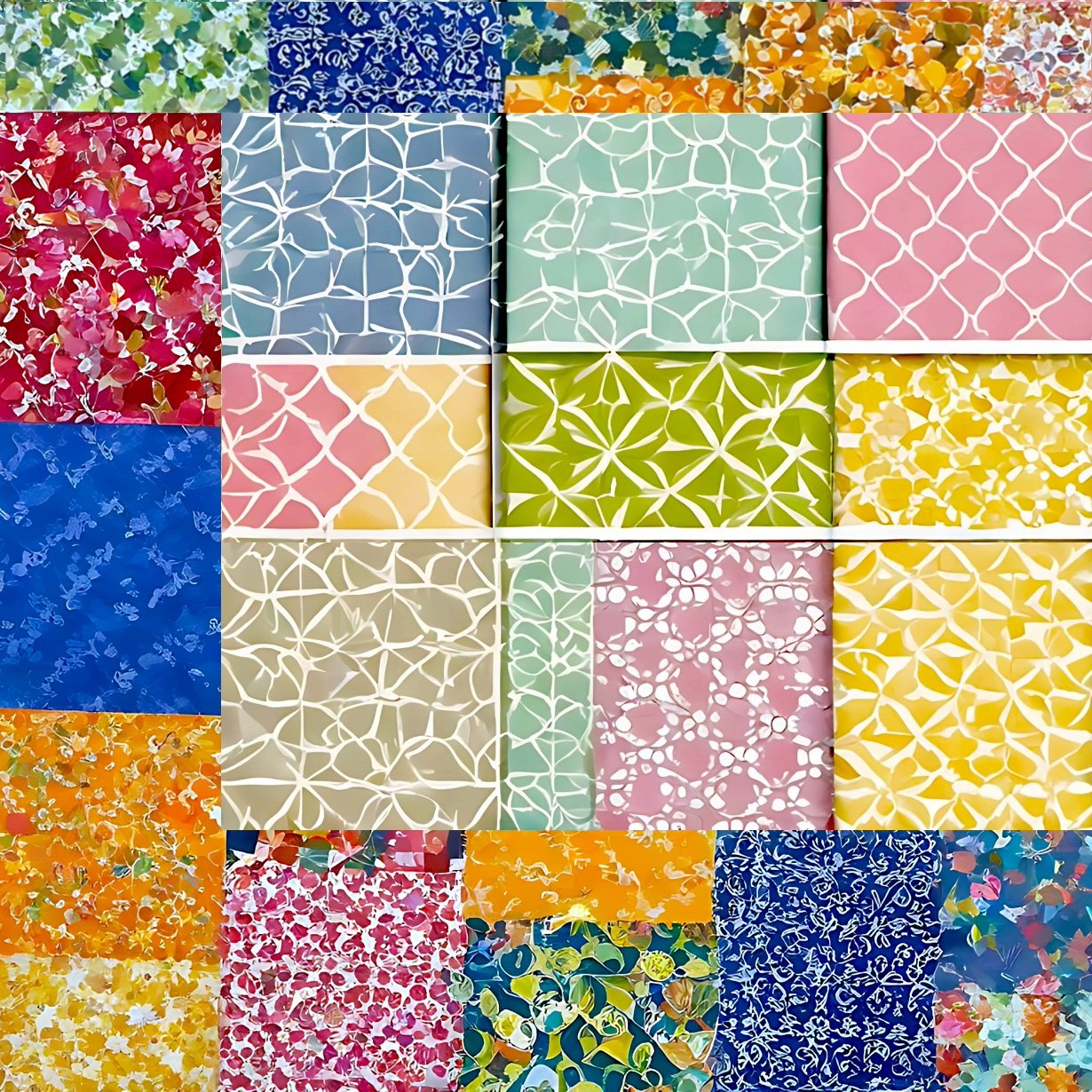 Solve Patterns jigsaw puzzle online with 81 pieces