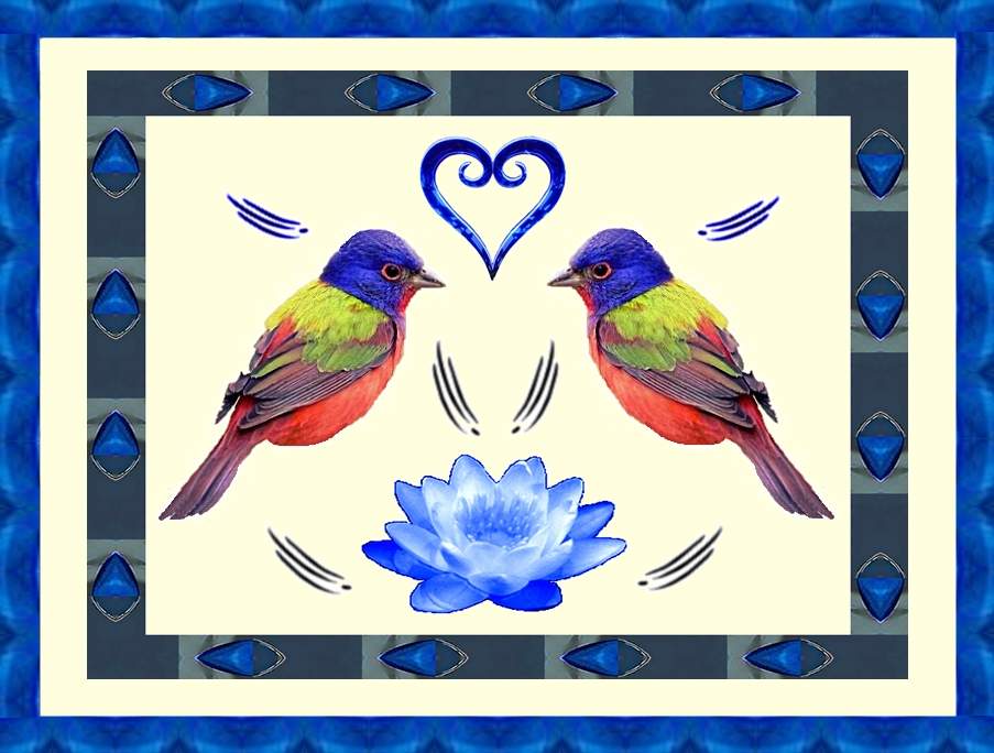 Solve Love Birds jigsaw puzzle online with 108 pieces