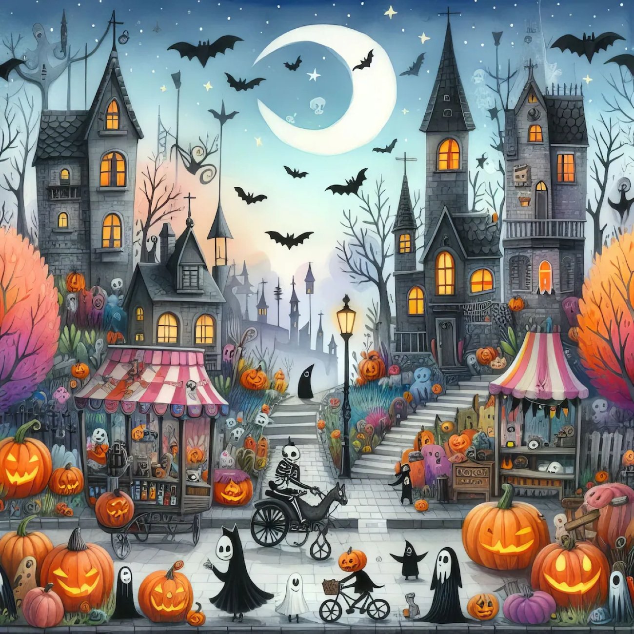 Solve Trick or Treat jigsaw puzzle online with 81 pieces