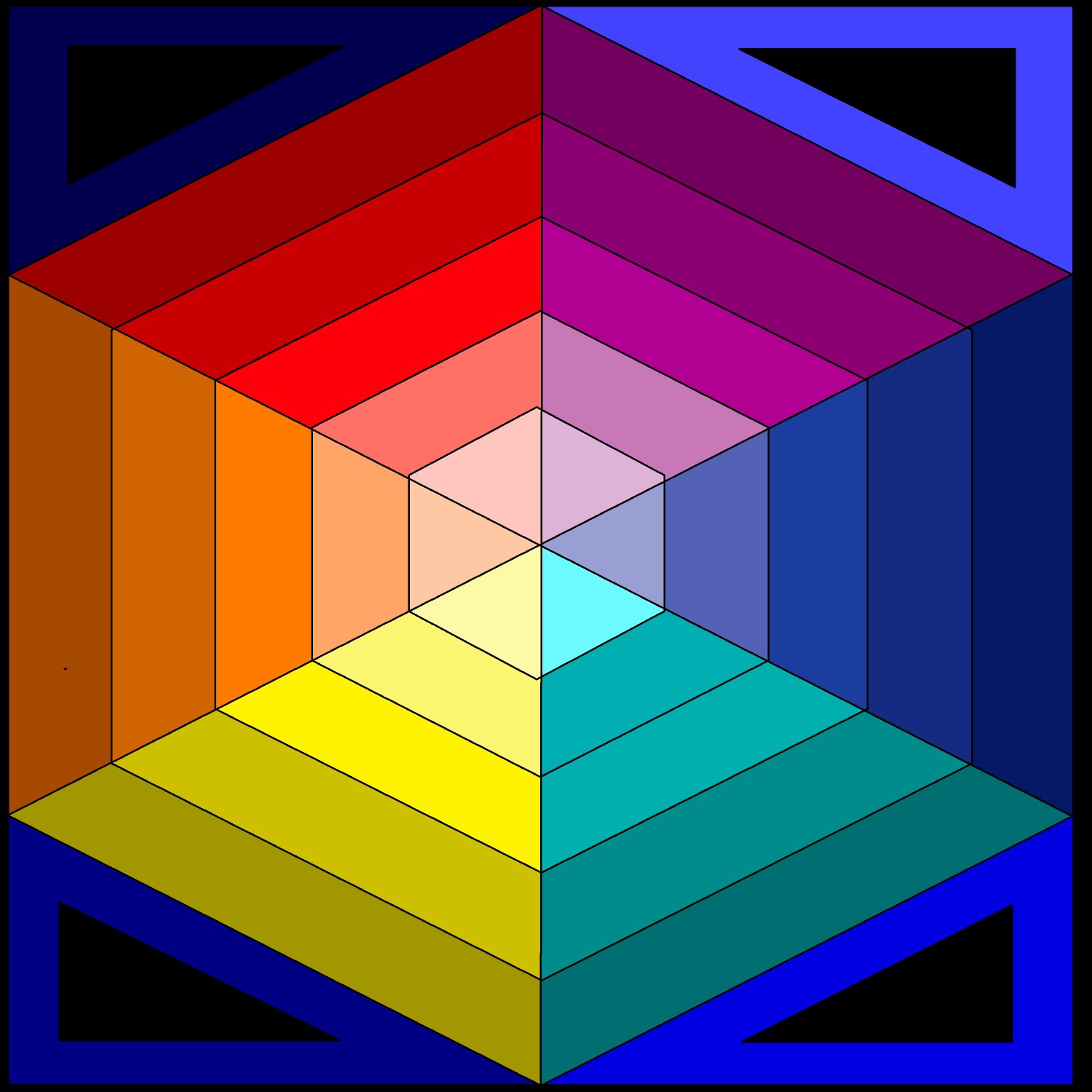 Solve HEXAGON COLORS jigsaw puzzle online with 121 pieces