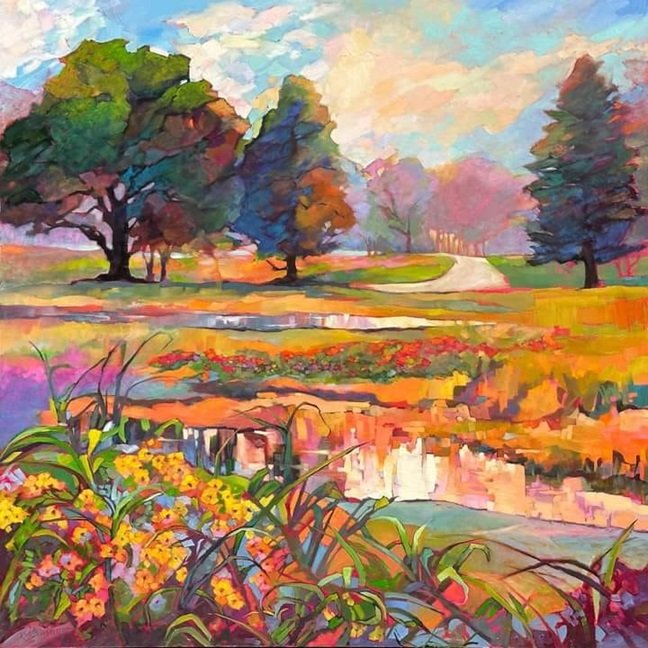 Solve Karen Mathison Schmidt, 'To the Lake' jigsaw puzzle online with ...