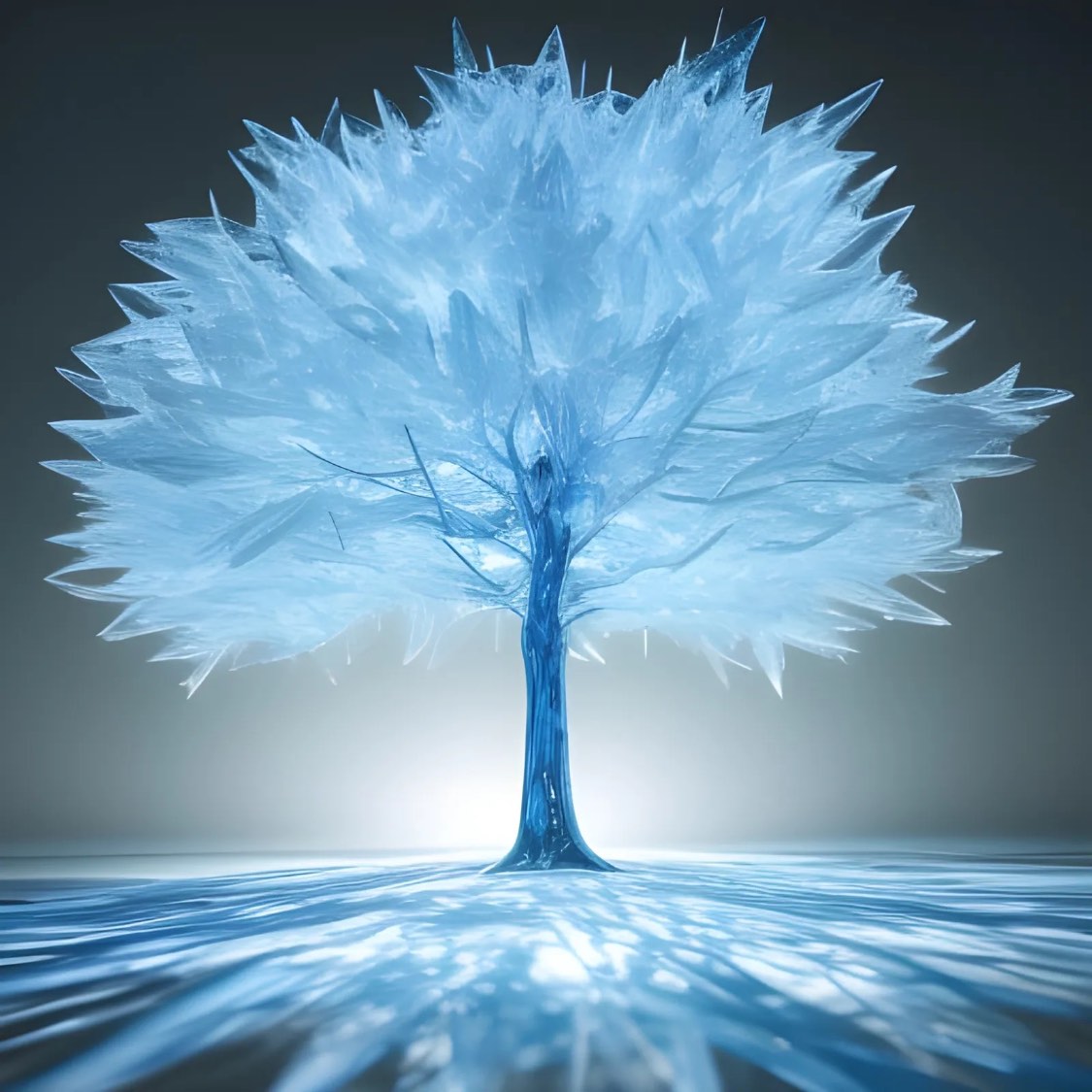 Solve A Crystal Ice Tree jigsaw puzzle online with 25 pieces