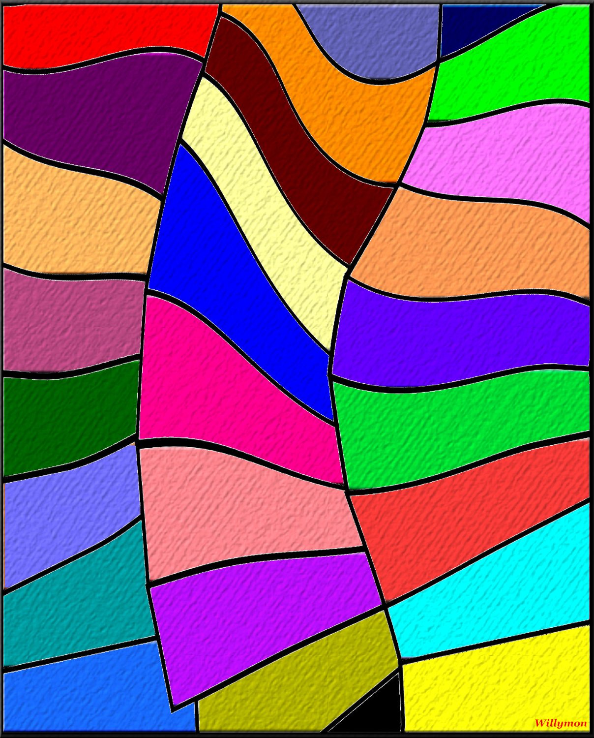 Solve colored swirl jigsaw puzzle online with 130 pieces