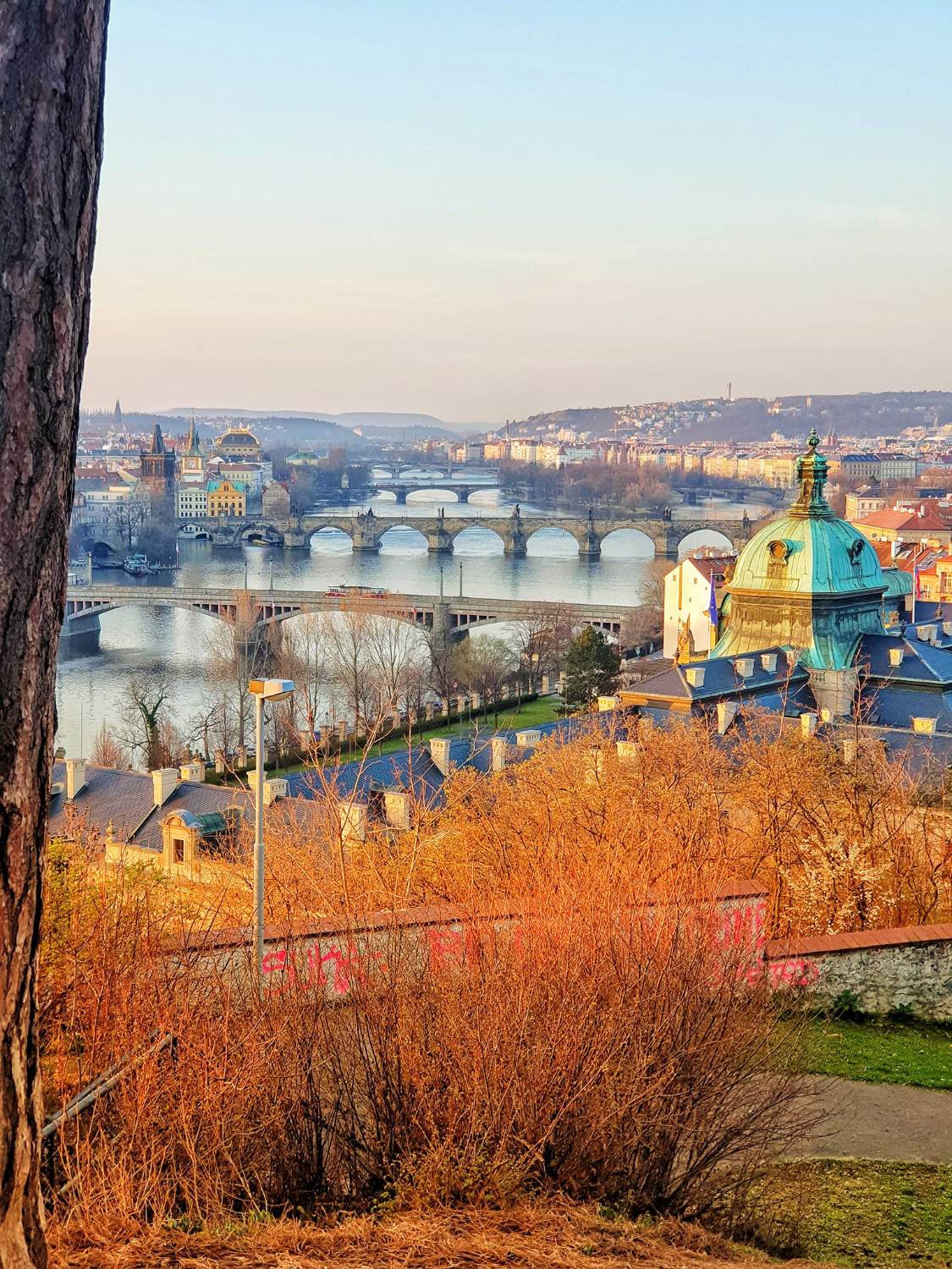 Solve Slunečné ráno v Praze - Sunny morning in Prague jigsaw puzzle ...