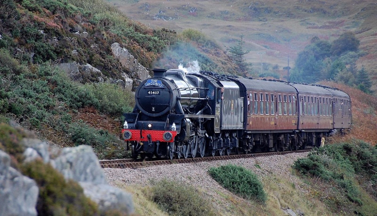 Solve LMS Stanier Class 5 4-6-0 45407. jigsaw puzzle online with 45 pieces