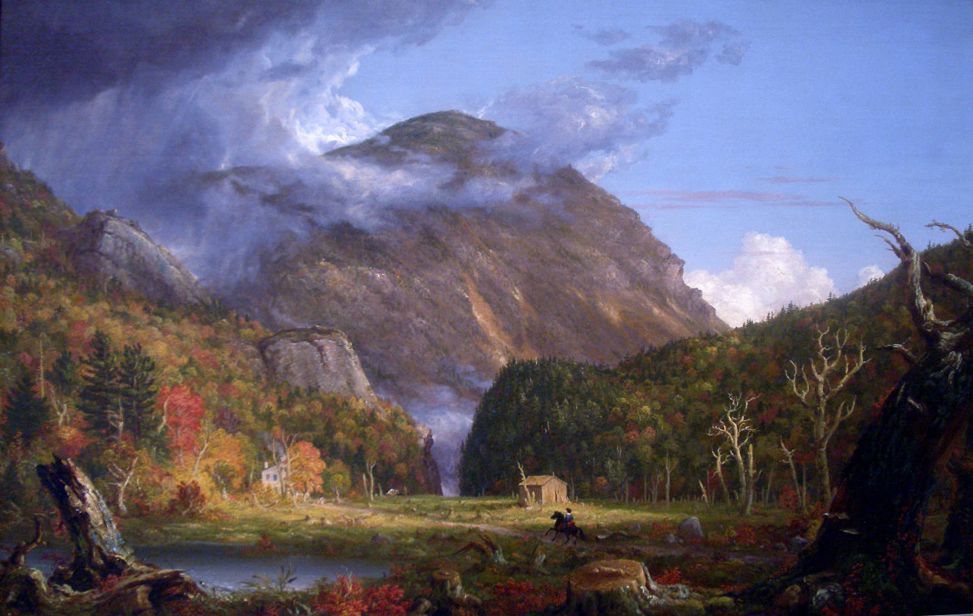Solve Thomas Cole--A View of the Mountain Pass Called the Notch of the ...