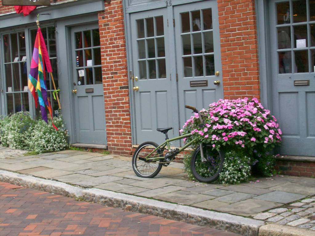 Solve Storefront Newburyport jigsaw puzzle online with 70 pieces