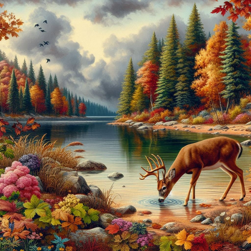 Solve AUTUMN WOODLAND jigsaw puzzle online with 289 pieces