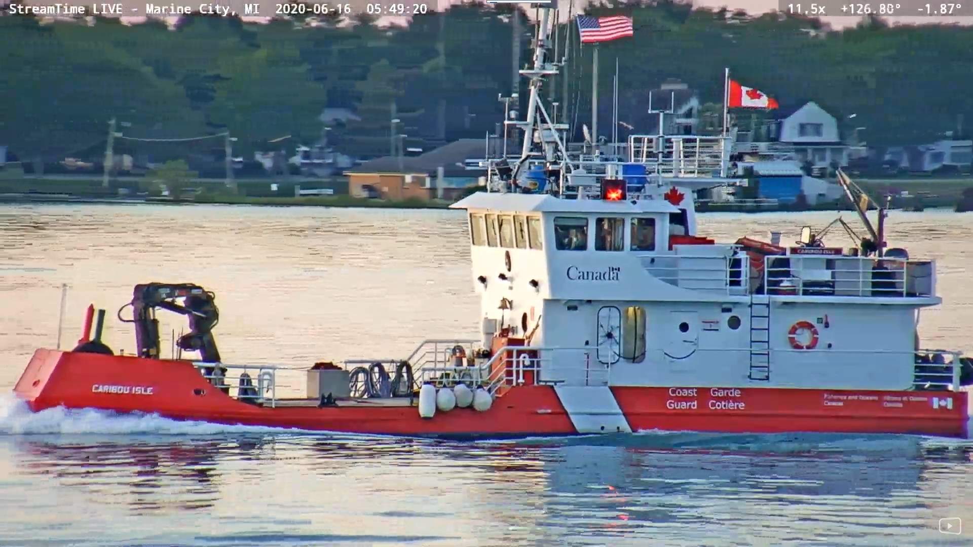 Solve CCGS Caribou Isle (CA) - Small Buoy Tender - Marine City, MI ...