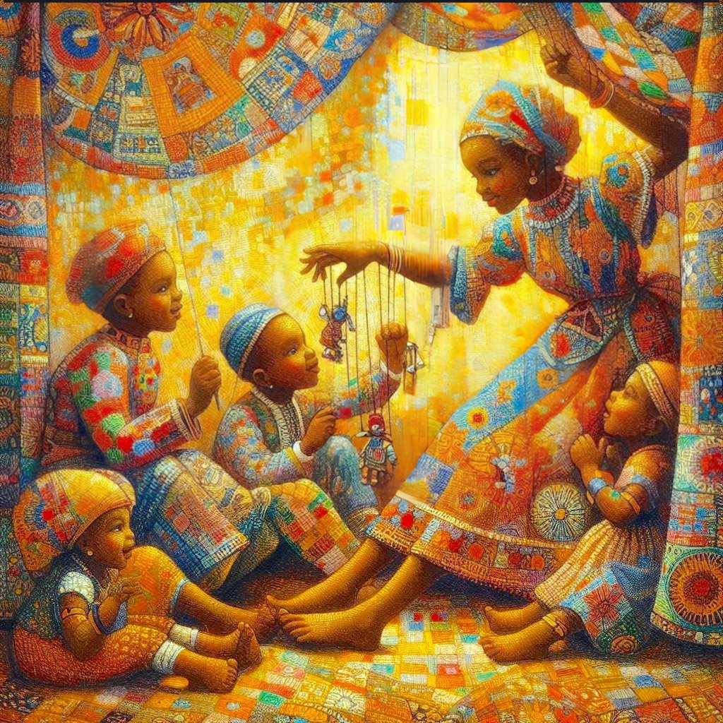 Solve Puppet Show jigsaw puzzle online with 225 pieces