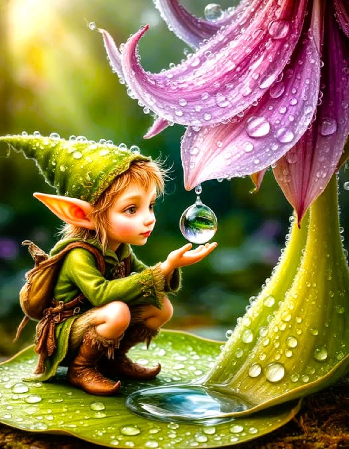Solve Dew Drop jigsaw puzzle online with 80 pieces