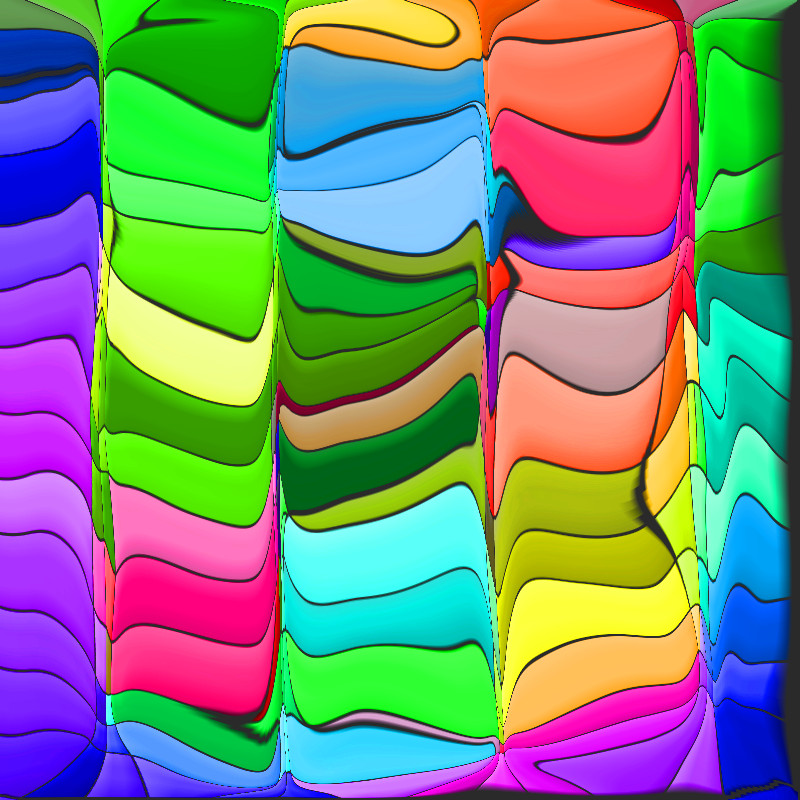 Solve Squashed Squares jigsaw puzzle online with 100 pieces