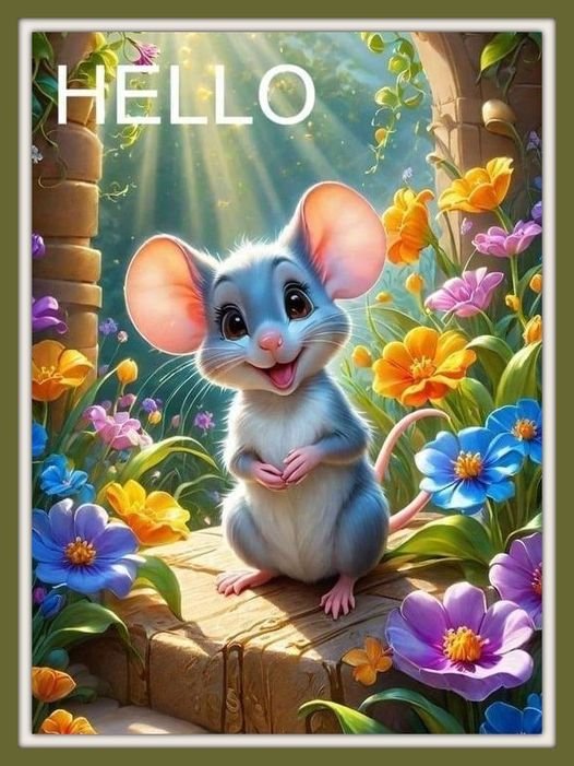 Solve Hello! jigsaw puzzle online with 63 pieces