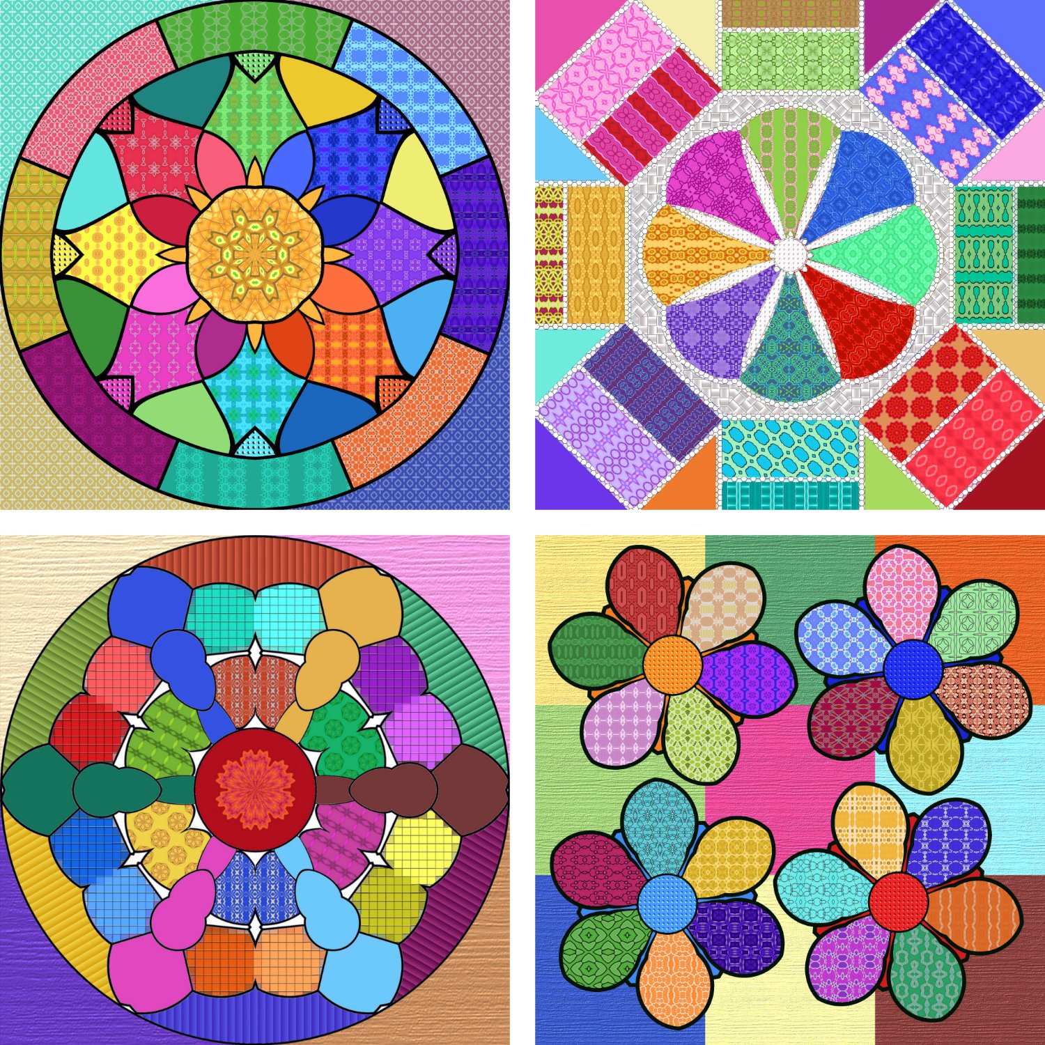 Solve 240801 23-05 4 in 1 jigsaw puzzle online with 600 pieces