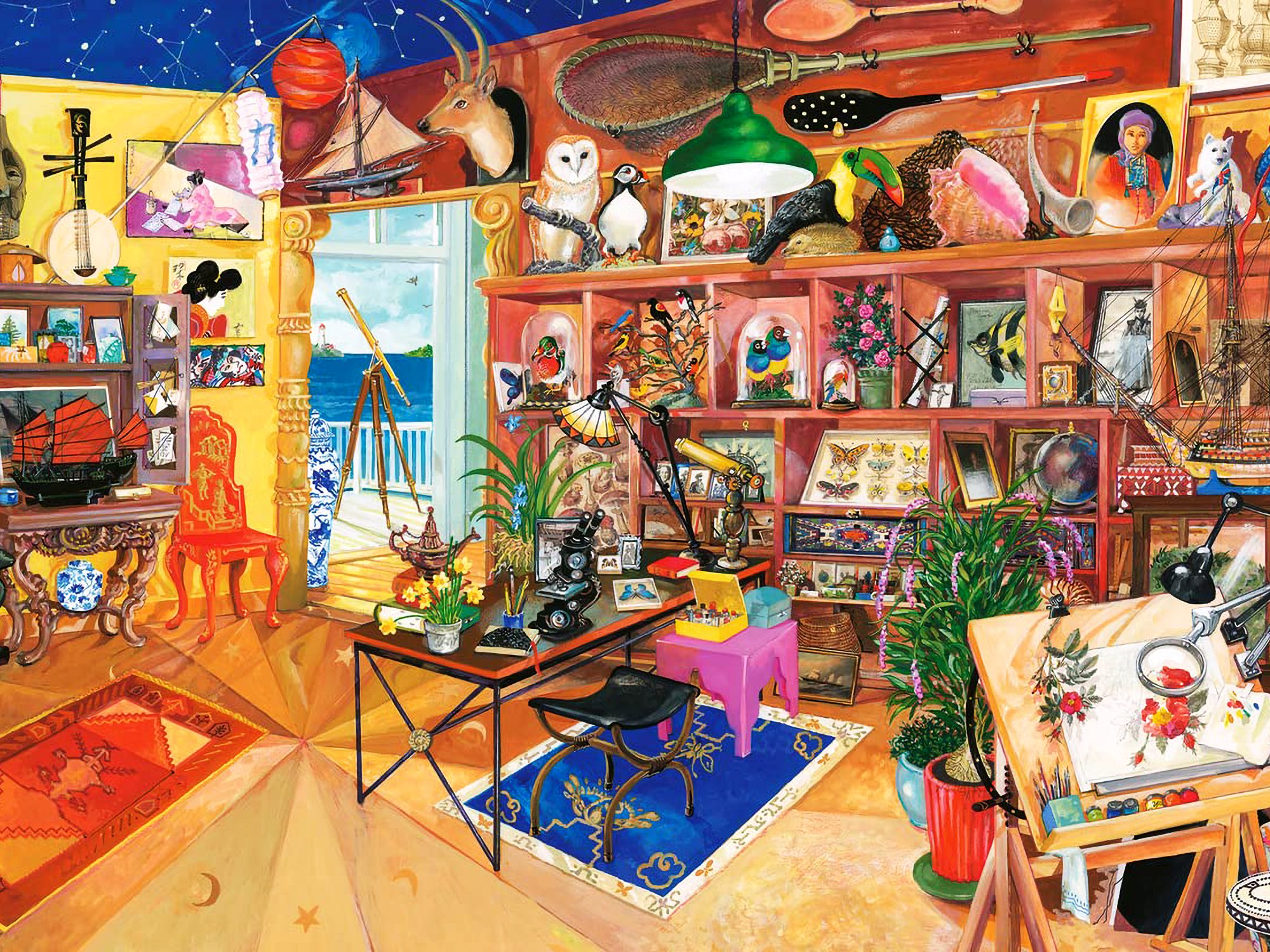 Solve The Curious Collection jigsaw puzzle online with 352 pieces