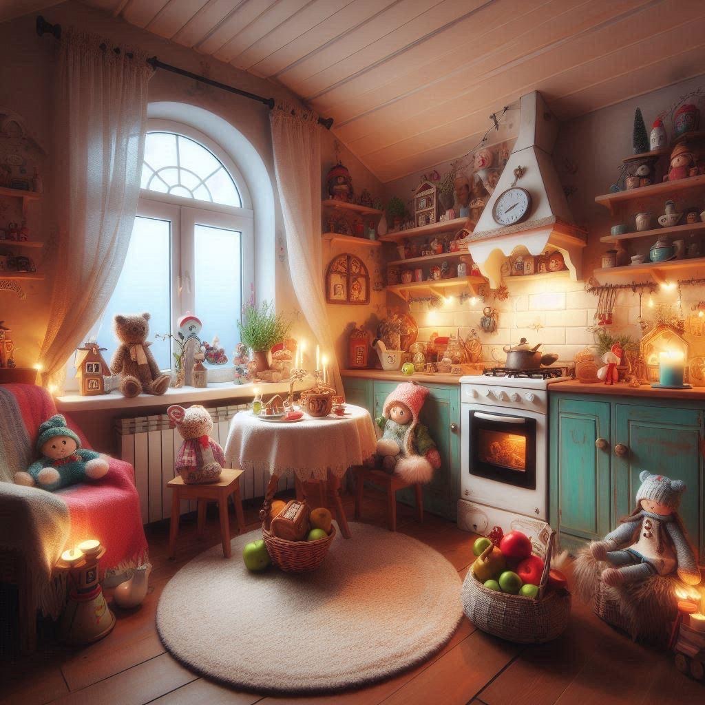 Solve Cozy kitchen jigsaw puzzle online with 306 pieces