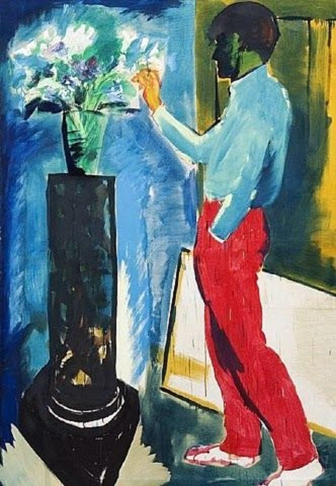 Solve Rainer Fetting jigsaw puzzle online with 192 pieces