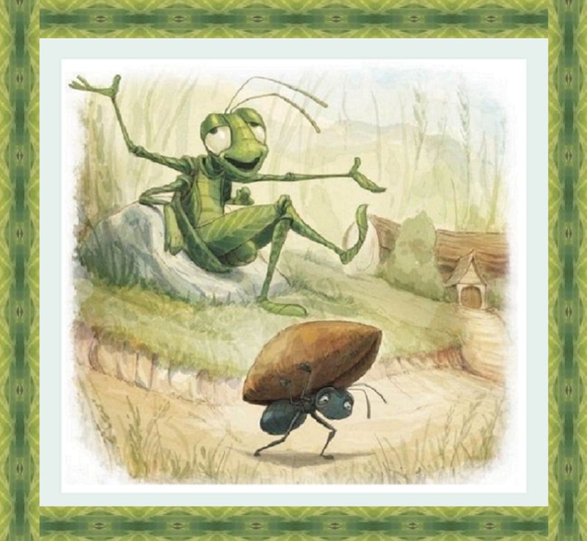 Solve The Grasshopper and the Ant jigsaw puzzle online with 156 pieces