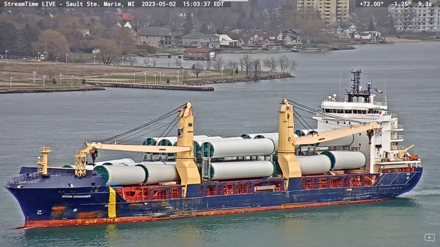 Solve Miena Desgagnes - Ocean-Going Heavy-Lift Freighter - St Ste Marie ...