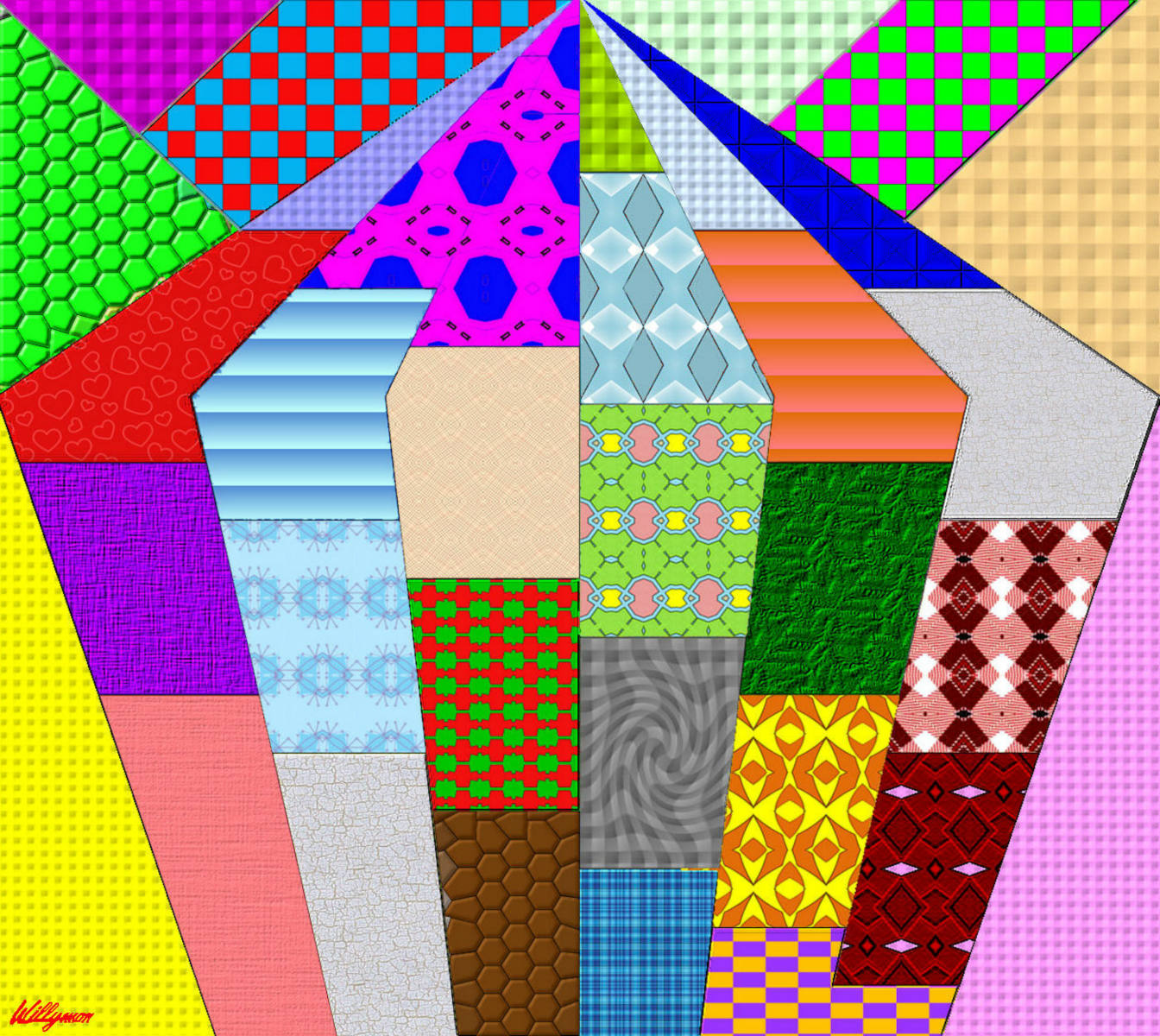 Solve pentagon jigsaw puzzle online with 440 pieces