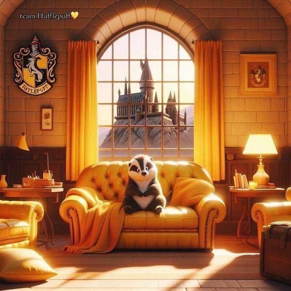 Solve Hufflepuff House jigsaw puzzle online with 100 pieces