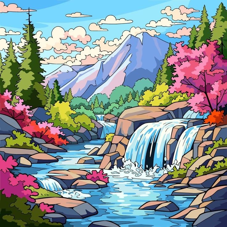 Solve Beautiful Spring Morning jigsaw puzzle online with 64 pieces