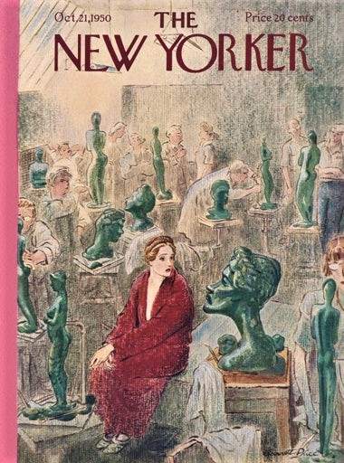 Puzzle | 48 piezas | October 21, 1950 - The New Yorker Cover art by ...
