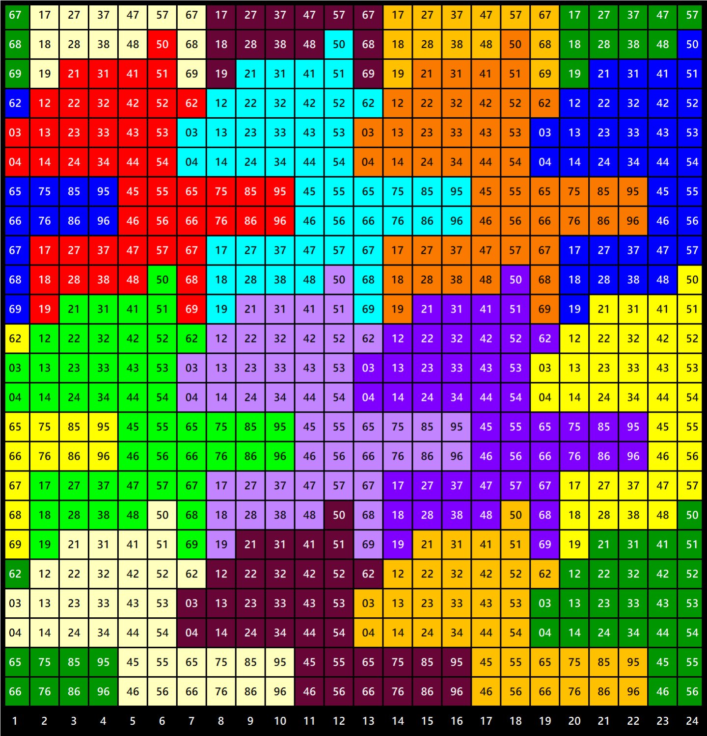 Solve Number 1358 tessellation 600 jigsaw puzzle online with 600 pieces