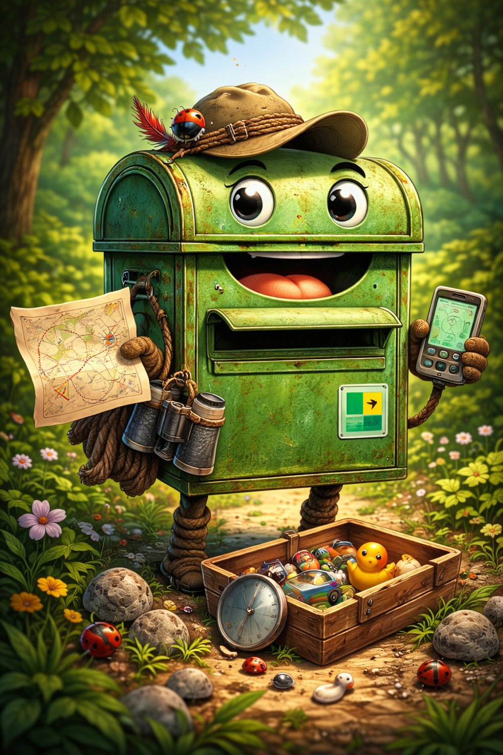 Solve Larry the Letterbox visits Oakville jigsaw puzzle online with 150 ...