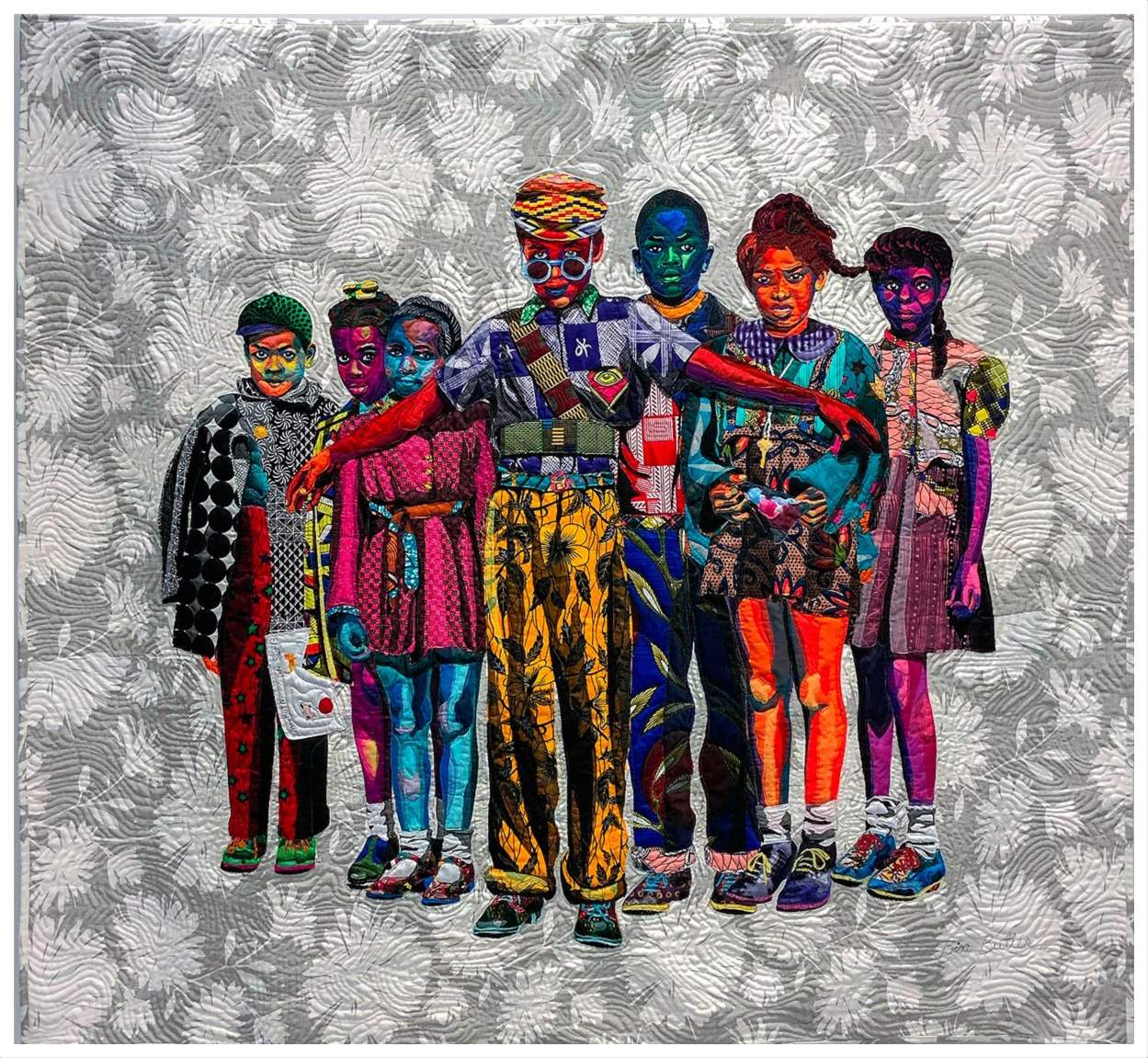 Solve The Safety Patrol ~ Bisa Butler jigsaw puzzle online with 399 pieces