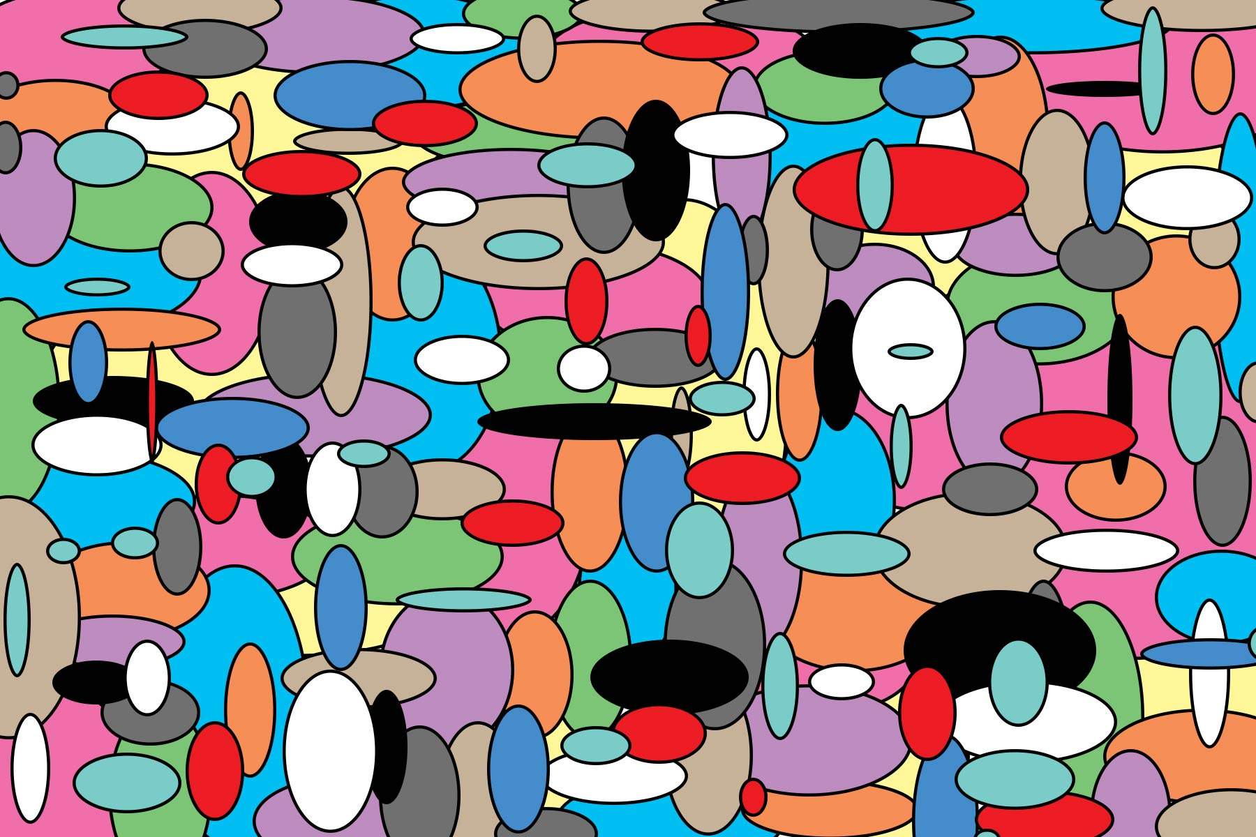 Solve Random ovals 02 jigsaw puzzle online with 532 pieces