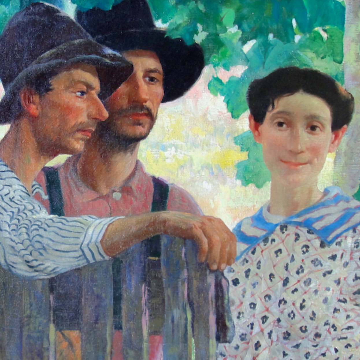 Solve James R. Hopkins (American, 1877–1969), Under the Sycamore ...