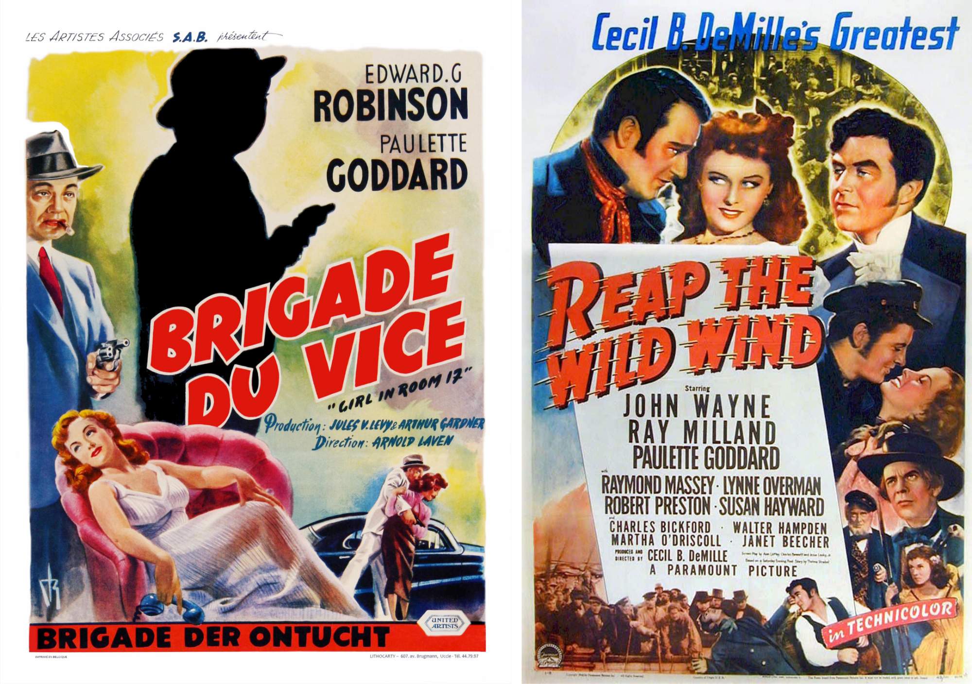 Solve Vice Squad ~ 1953 and Reap the Wild Wind ~ 1942 jigsaw puzzle ...