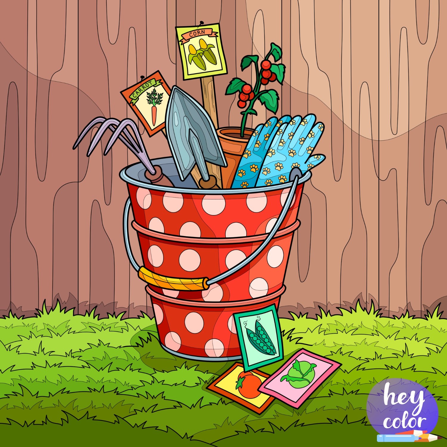 Solve Bucket of Tools jigsaw puzzle online with 256 pieces