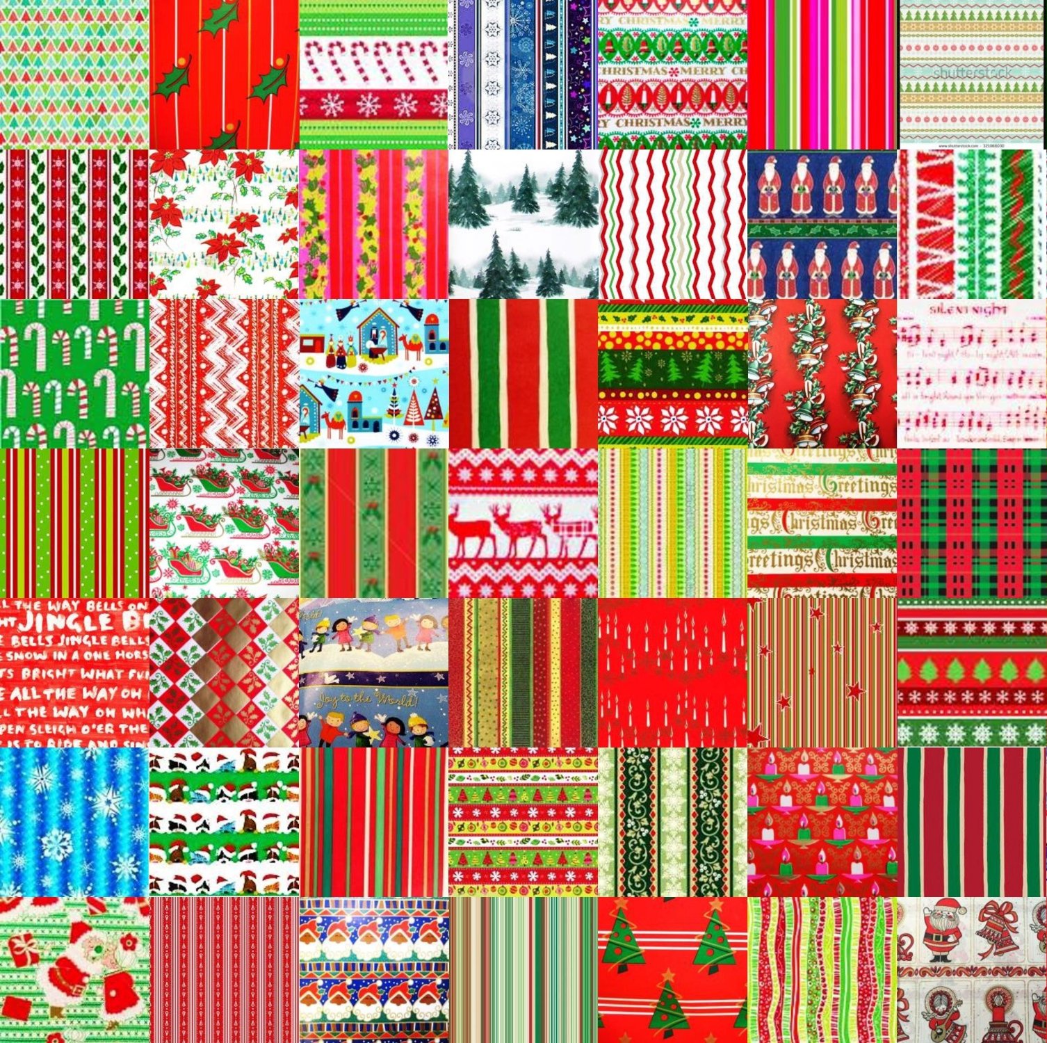 Jigsaw Puzzle | 256 pieces | MERRY WRAPPING PAPER | Jigidi