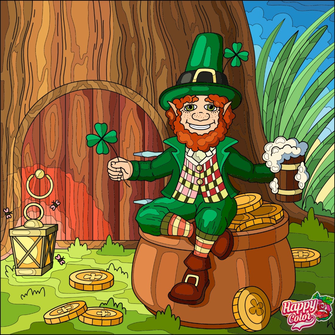 Solve Happy St. Patrick's Day! jigsaw puzzle online with 121 pieces