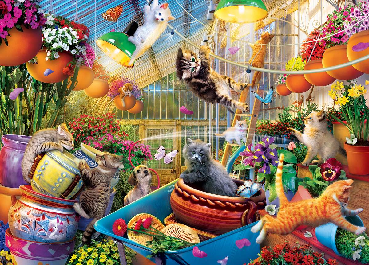 Solve Greenhouse Gone Wild jigsaw puzzle online with 117 pieces