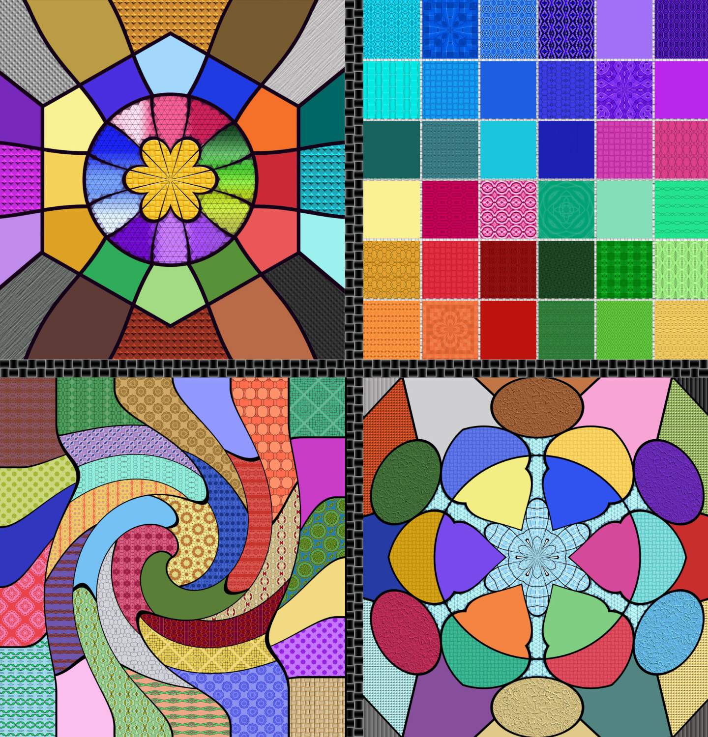 Solve 221124 2110 4 in 1 jigsaw puzzle online with 600 pieces