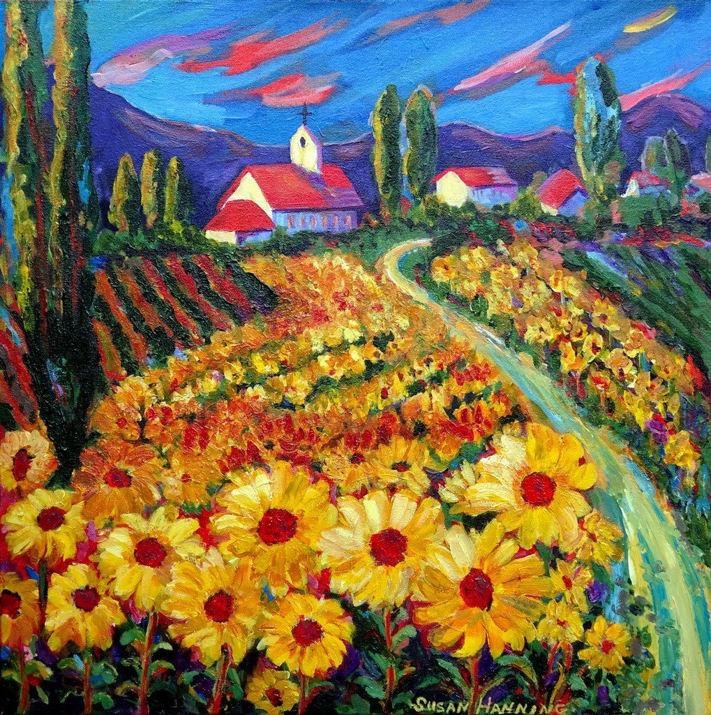 Solve Susan Hanning Art jigsaw puzzle online with 64 pieces