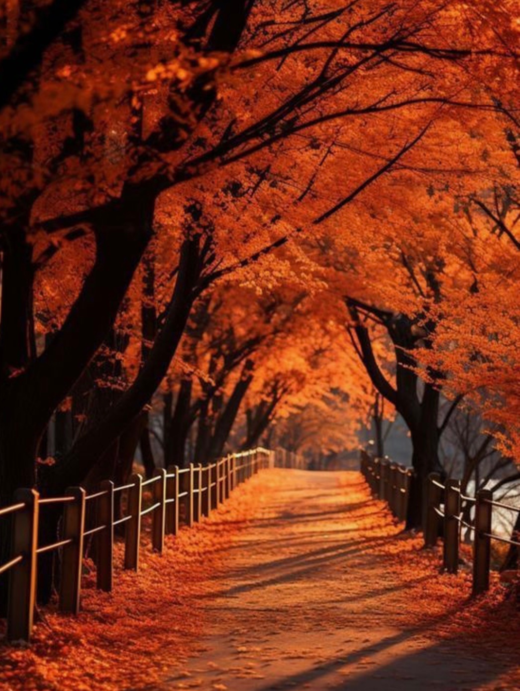 Solve Beautiful Fall Scenery jigsaw puzzle online with 63 pieces