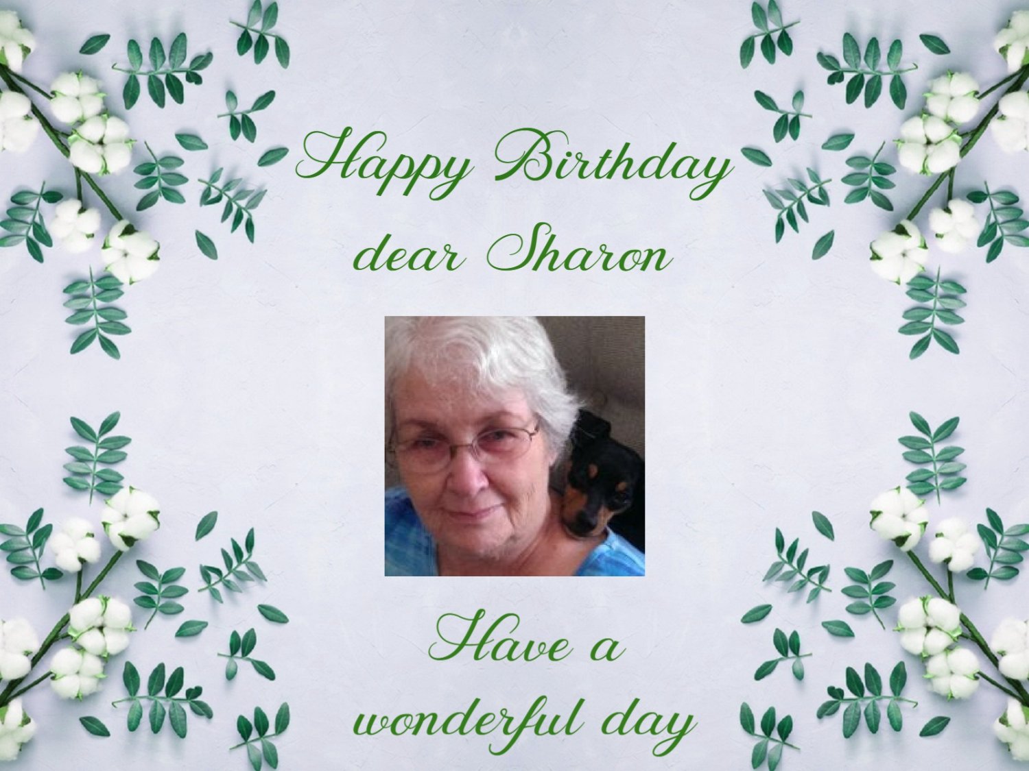 Solve Happy birthday dear Sharon (Sharon72) jigsaw puzzle online with ...