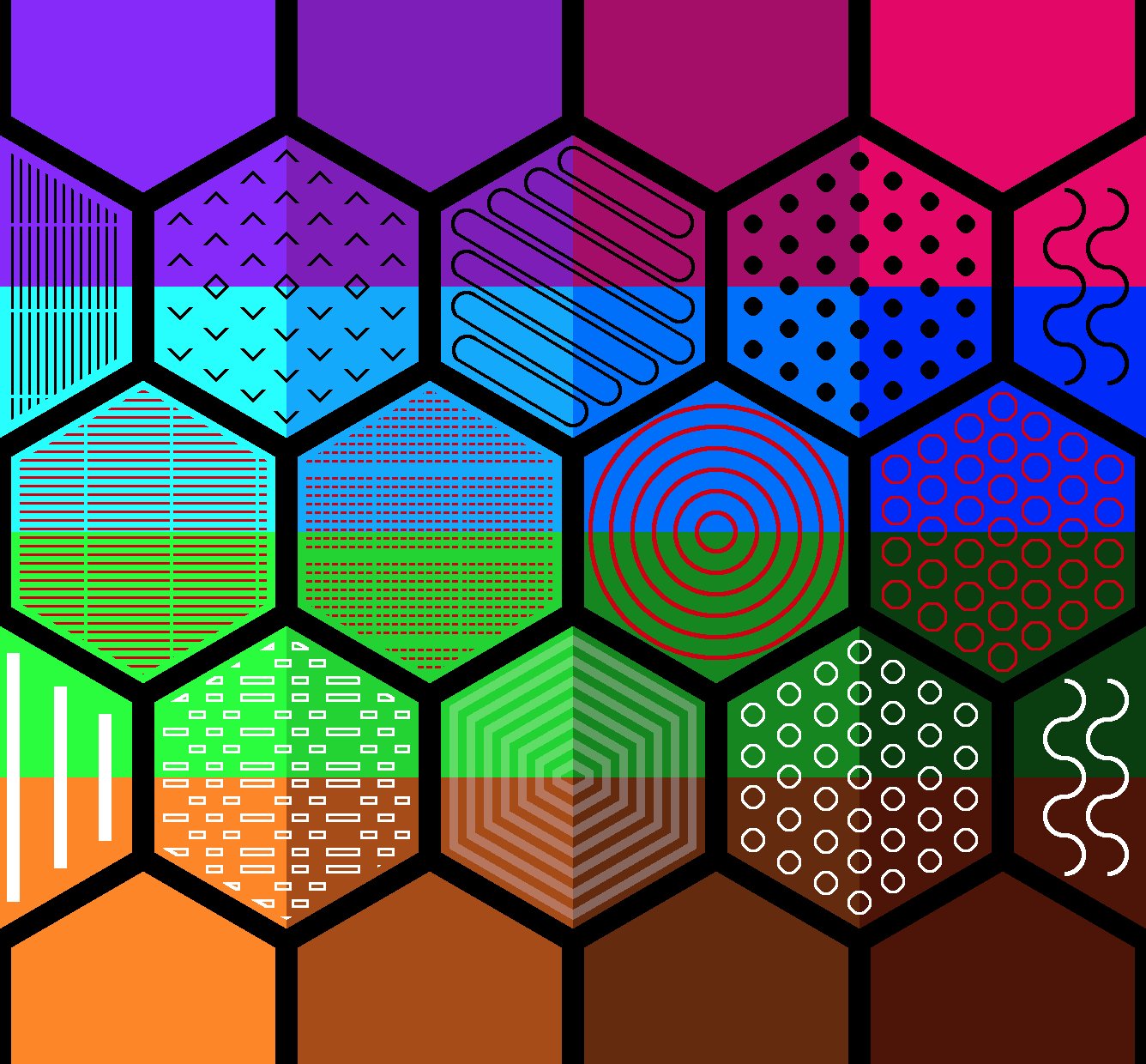 Solve Hex L3 jigsaw puzzle online with 400 pieces