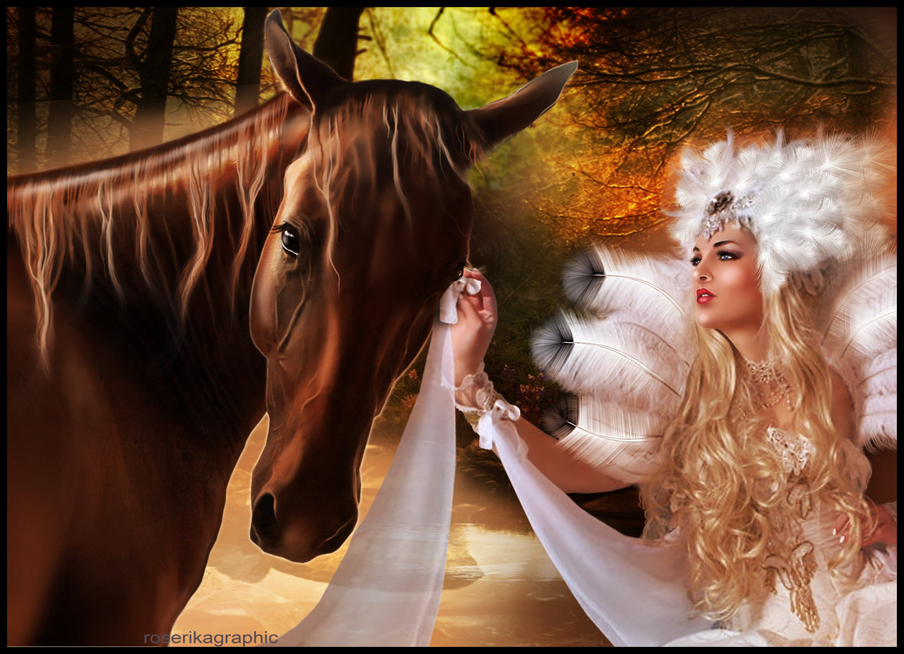 Solve Le Chevale et la belle (The Horse and the Beautiful) jigsaw ...