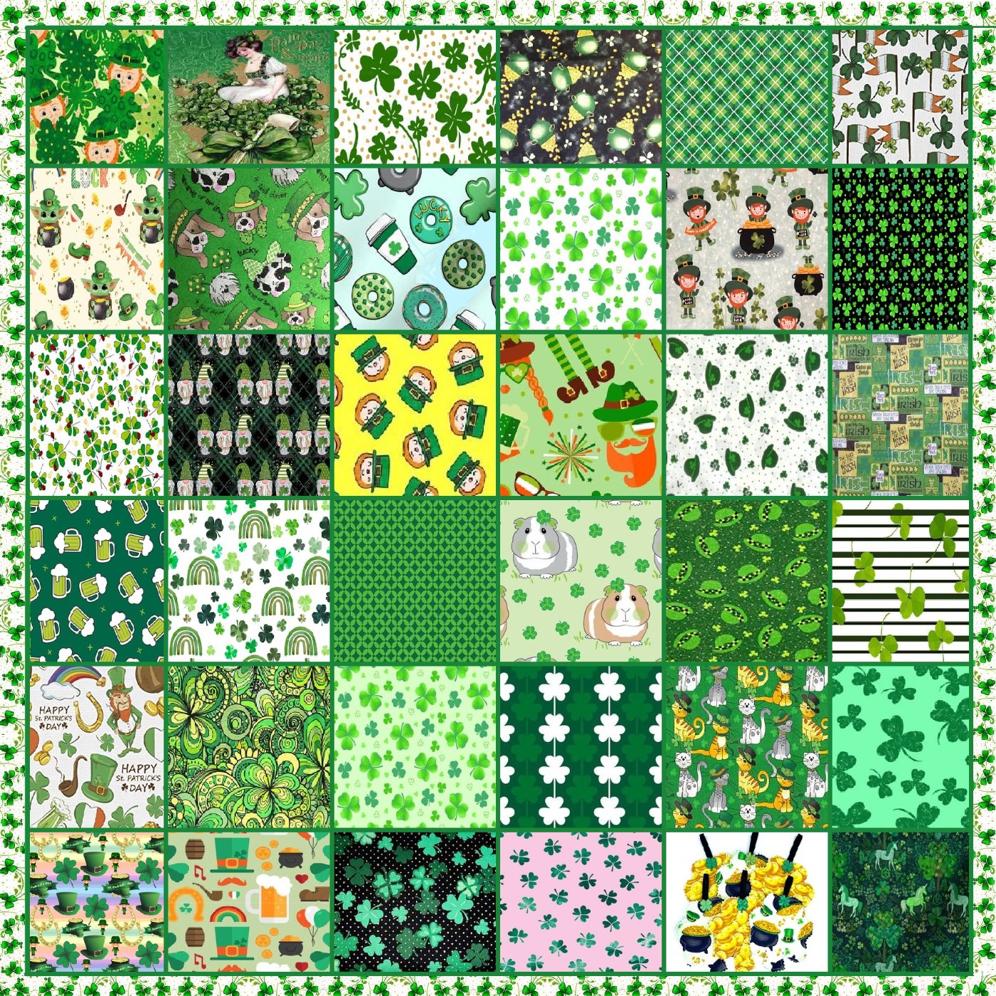 Solve Happy St. Patrick's Day jigsaw puzzle online with 49 pieces